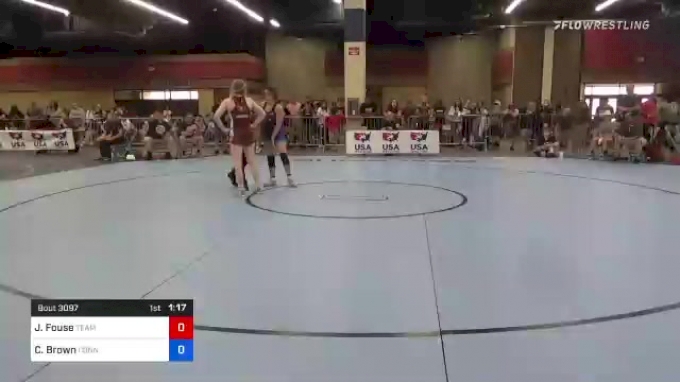 61 kg Round Of 32 - Jordyn Fouse, Team Pennsylvania vs Camryn Brown ...
