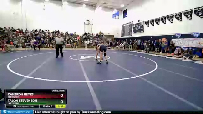 120 lbs Cons. Semi - Talon Stevenson, Lake Mead vs Cameron Reyes ...