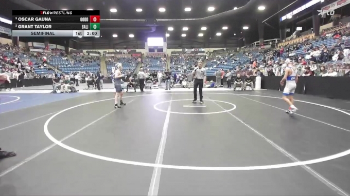 106 lbs Semifinal - Oscar Gauna, Goddard vs Grant Taylor, Basehor ...