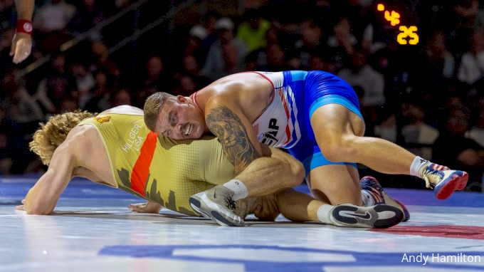 125 kg Champ. Round 2 - Trent Hillger, Gopher WC/TMWC vs Wyatt ...