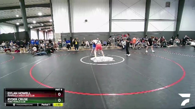 285 lbs 1st Place Match - Ryder Cruse, Toro World Club vs Dylan Howell ...