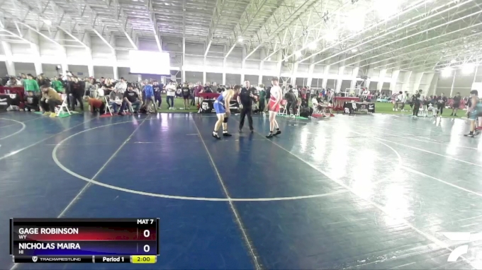 190 lbs Cons. Round 3 - Gage Robinson, WY vs Nicholas Maira, HI