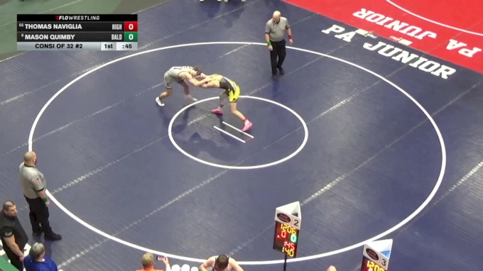 140 lbs Consi Of 32 #2 - Thomas Naviglia, Highlands vs Mason Quimby ...