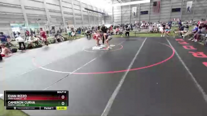 160 lbs Round 3 (6 Team) - Evan Rizzo, Ohio Scarlet vs Cameron Curva ...
