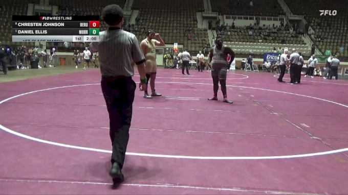 6A 285 lbs 1st Place Match - Daniel Ellis, Mountain Brook vs Chresten ...