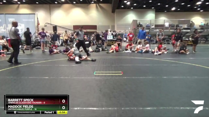 100 lbs Finals (8 Team) - Barrett Speck, American Gladiators-Thunder vs ...