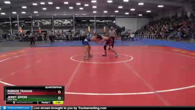 120 lbs Quarterfinal - Parker Trahan, Brooke Point vs Jerry Simon, Deep Run