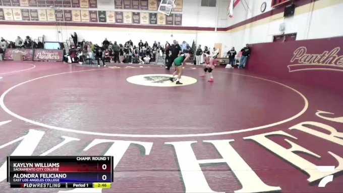 131 lbs Champ. Round 1 - Alondra Feliciano, East Los Angeles College vs ...