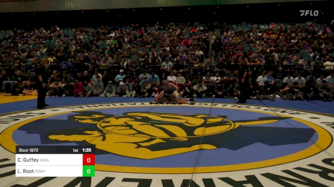 150 lbs Final - Collin Guffey, Granite Hills (El Cajon) vs Laird Root ...