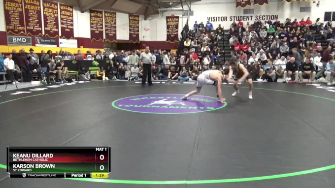 126 lbs Semifinal - Karson Brown, St Edward vs Keanu Dillard, Bethlehem ...