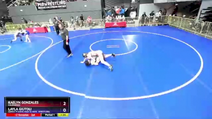 144 lbs Quarterfinal - Kaelyn Gonzales, California vs Layla Giutoli ...