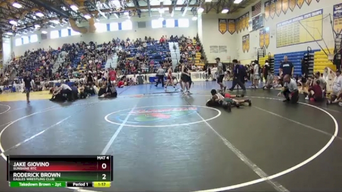 106 lbs 3rd Place Match - Roderick Brown, Eagles Wrestling Club vs Jake ...