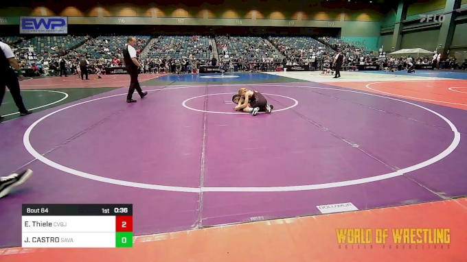 64 lbs 3rd Place - Evan Thiele, CVBJJ vs Jeremiah-Roman CASTRO, Savage ...