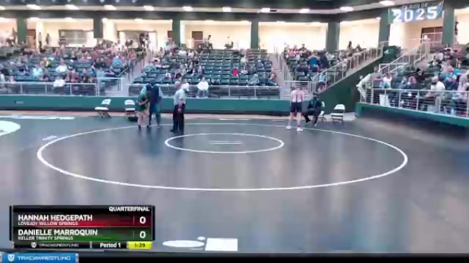 150 lbs Quarterfinal - Hannah Hedgepath, Lovejoy Willow Springs vs ...