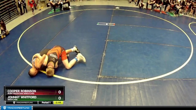 97 lbs 3rd Place Match - Cooper Robinson, Ruby Mountain Wrestling vs ...