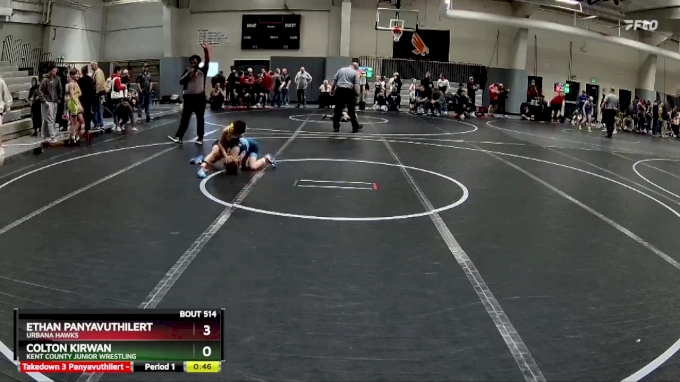 50 lbs 3rd Place Match - Ethan Panyavuthilert, Urbana Hawks vs Colton ...