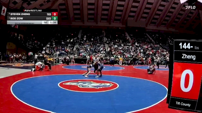 144-6A Quarterfinal - Rod Zow, Camden County vs Steven Zheng, Tift County