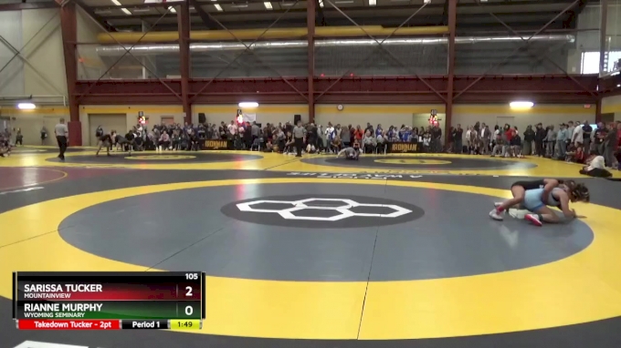 105 lbs Quarterfinal - Sarissa Tucker, Mountainview vs Rianne Murphy ...