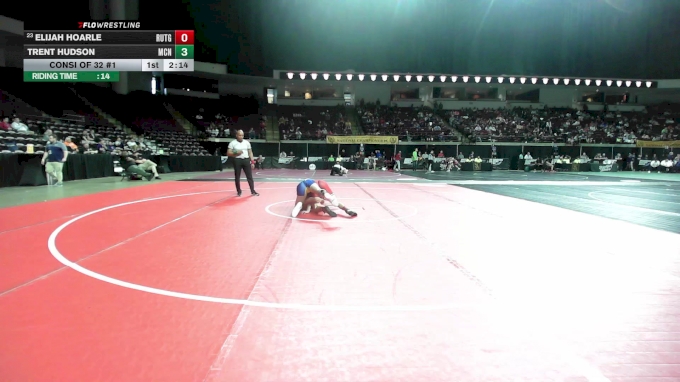 149 lbs Consi Of 32 #1 - Elijah Hoarle, Rutgers vs Trent Hudson ...