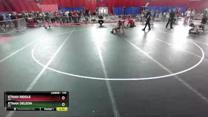 170 lbs 3rd Place Match - Ethan Riddle, WI vs Ethan DeLeon, SD