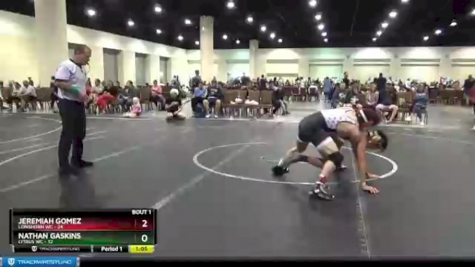 138 lbs Finals (2 Team) - Jeremiah Gomez, Longhorn WC vs Nathan Gaskins ...