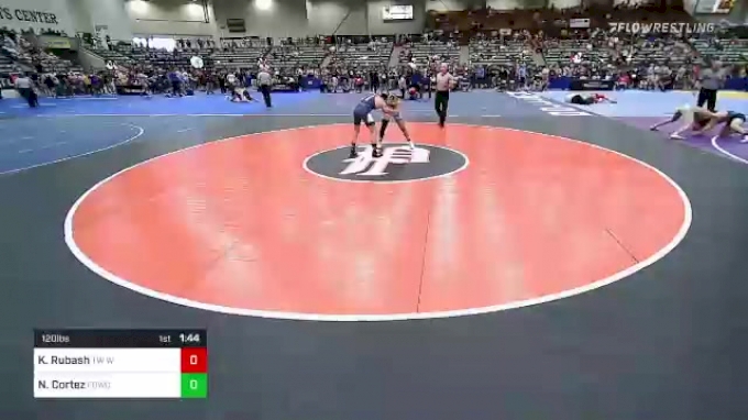 120 lbs Consi Of 8 #2 - Kaiden Rubash, TW Wrestling vs Nathaniel Cortez ...