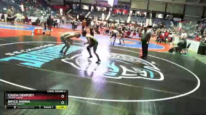 5 lbs Cons. Round 2 - Bryce Hanna, Blessed Trinity vs Cason Dempsey ...
