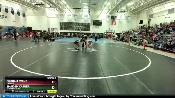 106-111 lbs Round 2 - Shaiden Casner, Cheyenne East vs Nathan Evans ...