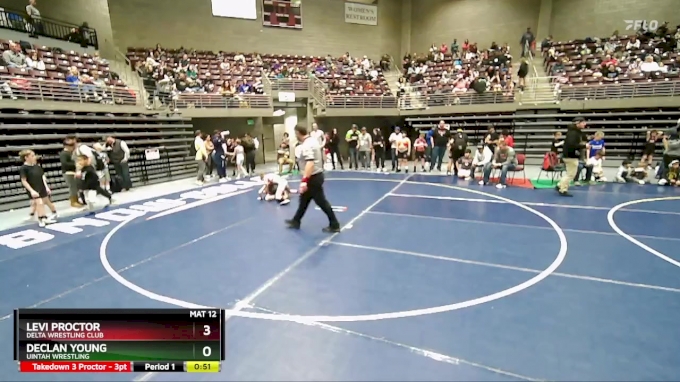 70 lbs Cons. Round 4 - Declan Young, Uintah Wrestling vs Levi Proctor ...