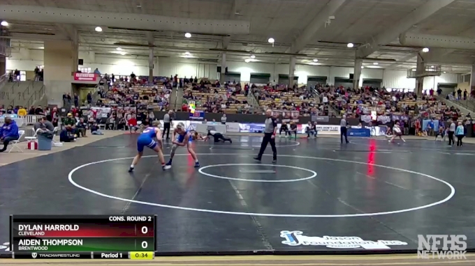 AA 175 lbs Cons. Round 2 - Aiden Thompson, Brentwood vs Dylan Harrold ...