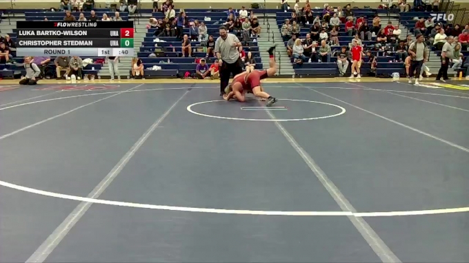 180-186 lbs Round 1 - Christopher Stedman, Unattached vs Luka Bartko ...