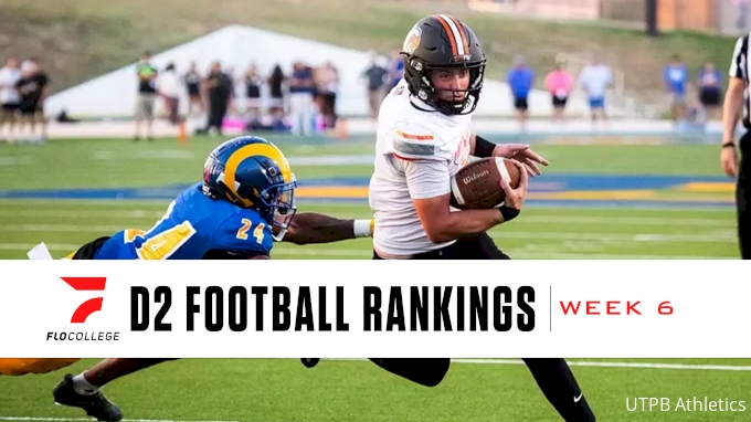 D2 Football Rankings 2025 Week 6: UTPB Climbs After Statement Win ...