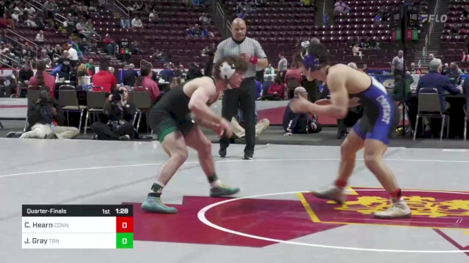 160 lbs Quarterfinal - Collin Hearn, Conneaut vs Jagger Gray, Trinity