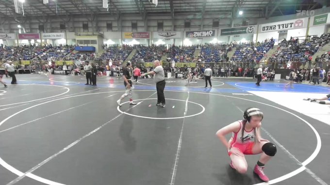 123 lbs Round Of 32 - Haven Barker, Sargent Farmers MS vs Laurel Kaiser ...