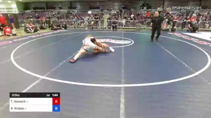 123 lbs Consi Of 4 - Trinity Howard, AZ vs Anna Krejsa, IN