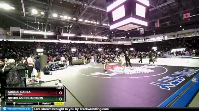 132 lbs 7th Place Match - Adonai Garza, Kent Meridian vs Nicholas ...