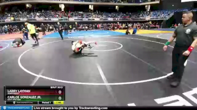 5 lbs Champ. Round 1 - Larry Layman, Northwest vs Carlos Gonzalez Jr ...