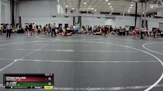 175 lbs Placement (4 Team) - Ethan Dalling, Iron Horse 1 vs AJ Corp, PA ...