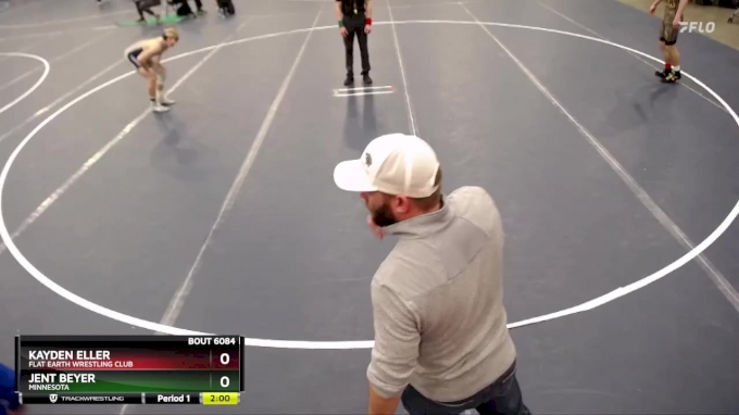126 lbs Quarterfinal - Kayden Eller, Flat Earth Wrestling Club vs Jent Beyer, Minnesota