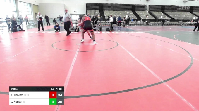 211 lbs Rr Rnd 1 - Aiden Davies, Refinery Wrestling Youth vs Levi Foote ...