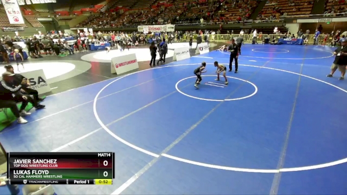 56 lbs Semifinal - Lukas Floyd, So Cal Hammers Wrestling vs Javier ...