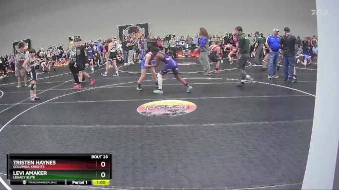 115 lbs Semifinal - Tristen Haynes, Columbia Knights vs Levi Amaker ...