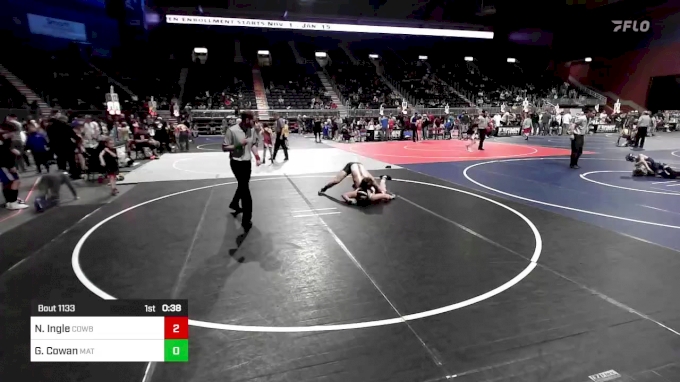 Consolation - Noah Ingle, Cowboy Kids WC vs Garrett Cowan, Mat Pac WC