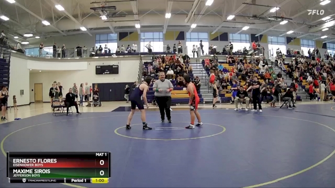 131 Boys Quarterfinal - Maxime Sirois, Jefferson Boys vs Ernesto Flores, Eisenhower Boys