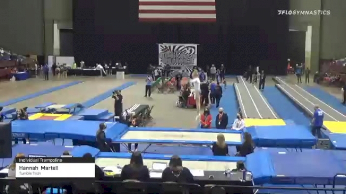 Hannah Martell - Individual Trampoline, Tumble Tech - 2021 Region 3 T&T ...