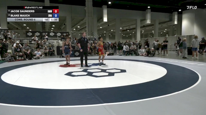 U15 GR - 48 lbs Cons. Round 6 - Jacob Saunders, Beast Mode Wrestling vs ...
