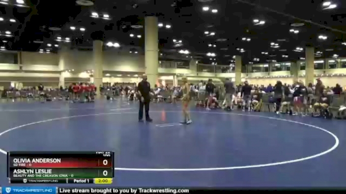 100 lbs Quarters & Wb (16 Team) - Olivia Anderson, SD Fire vs Ashlyn ...