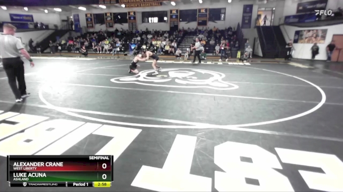 125 lbs Semifinal - Alexander Crane, West Liberty vs Luke Acuna, Ashland