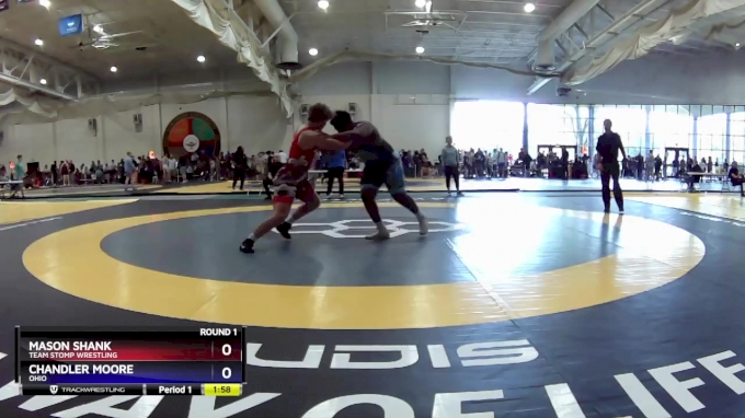 285 lbs Round 1 - Mason Shank, Team Stomp Wrestling vs Chandler Moore, Ohio