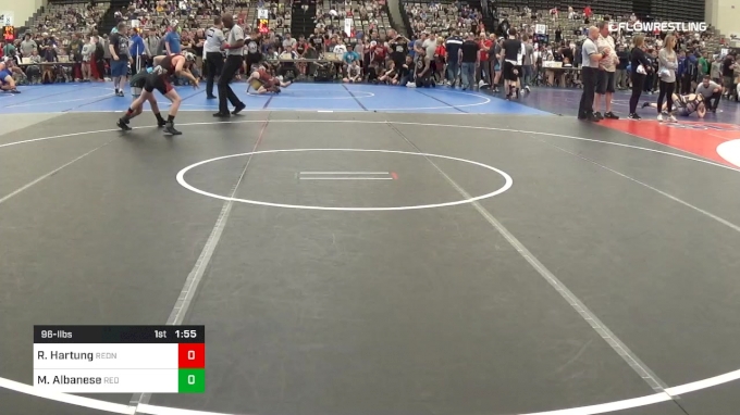 96 lbs Round Of 16 - Ryan Hartung, RedNose Wrestling School vs Marco ...